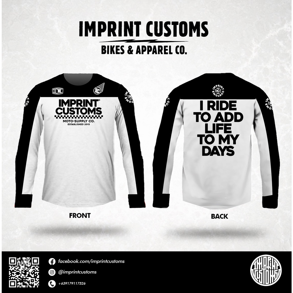 Imprint Custom Motorcycle Jersey Riding Jersey 3D Cycling Jersey Sportswear Long Sleeve Imprint ...
