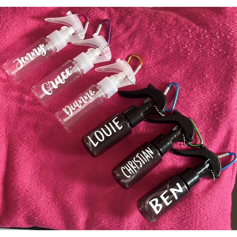 Personalized Alcohol Spray Bottle (new bottle 60ml) | Shopee Philippines