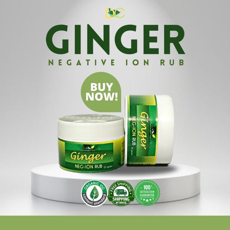 AUTHENTIC GINGER NEG-ION RUB | Shopee Philippines