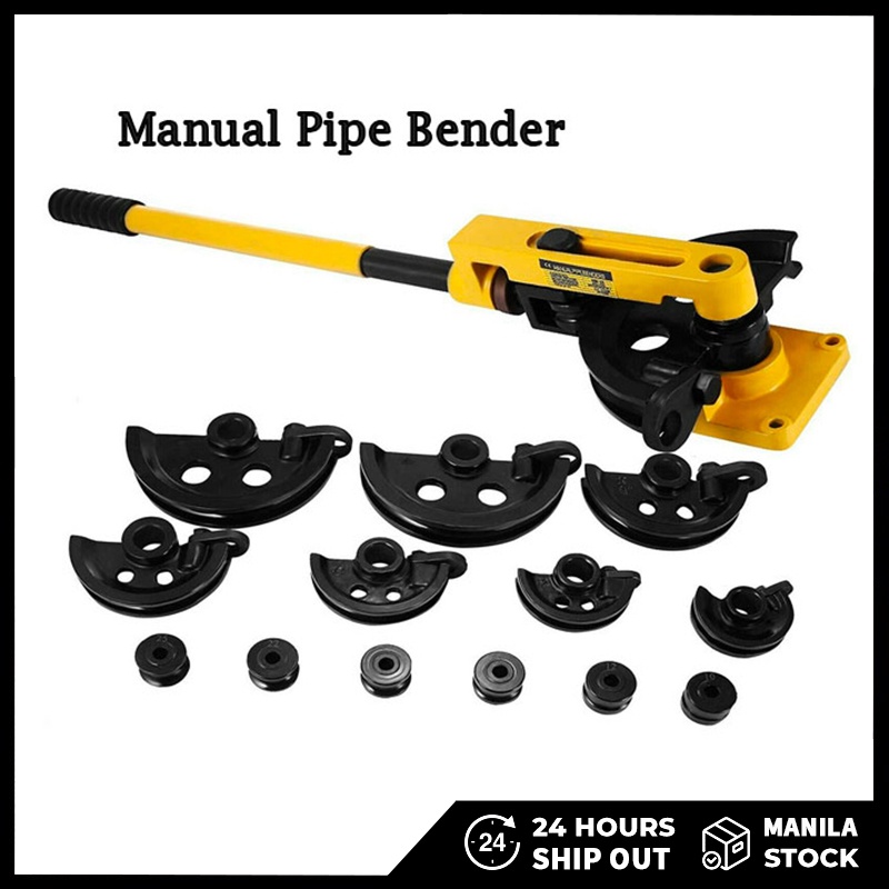 Manual Pipe Bender Hydraulic Tools Hand "U" Tube Bending Machine Iron ...