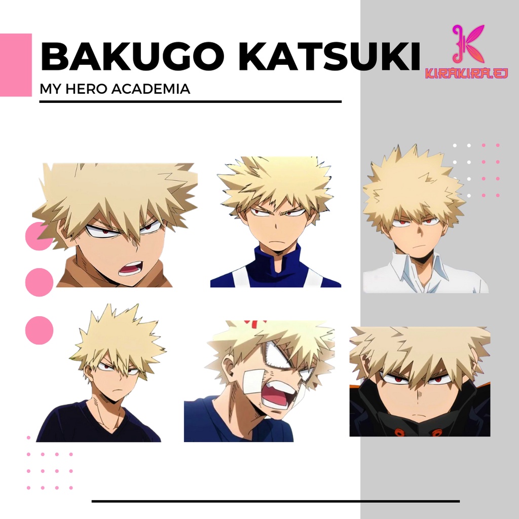 STICKER Bakugo Katsuki Sticker | BNHA | Boku No Hero Academia | Water ...