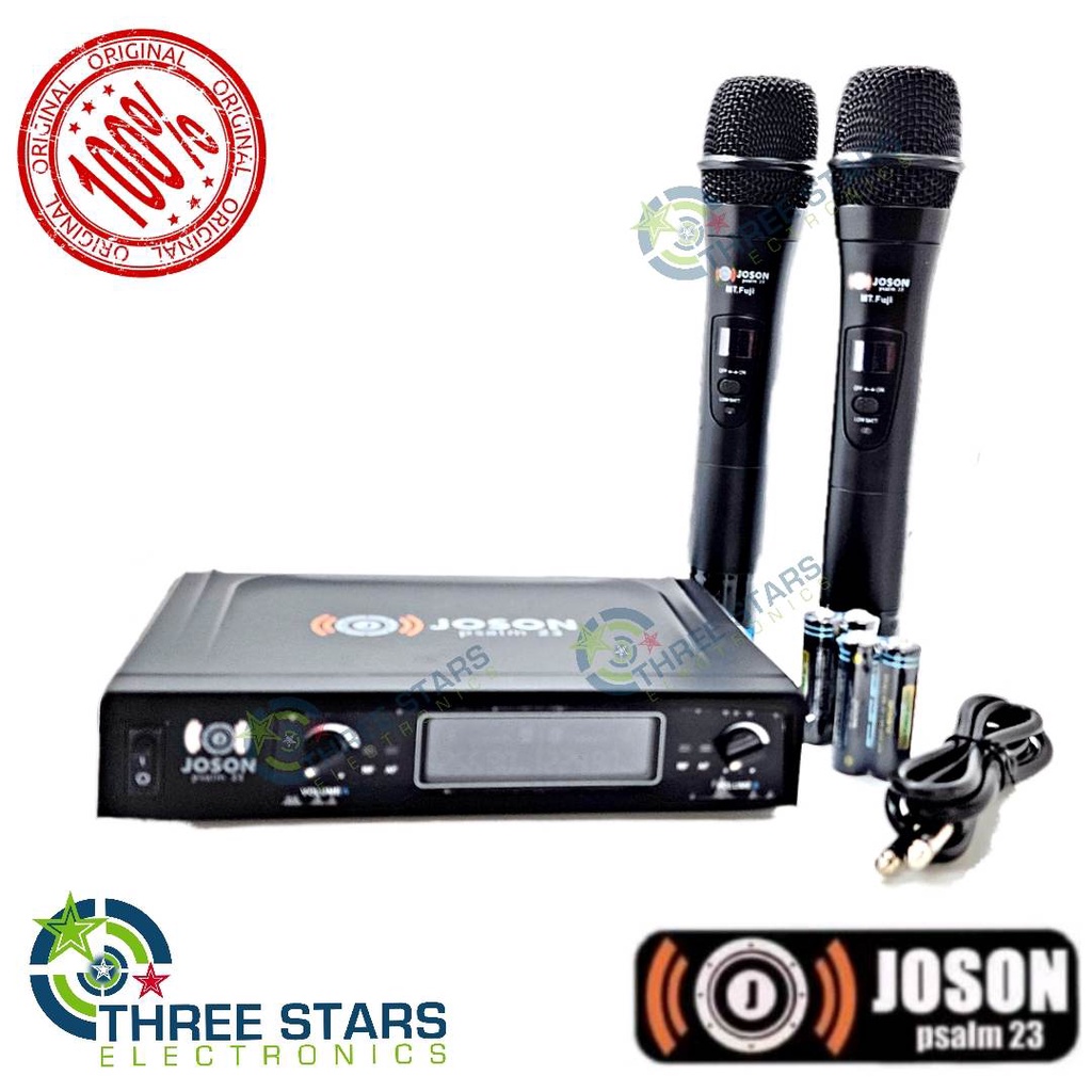 2023 Original MT. Fuji Joson Professional Wireless Microphone | Shopee ...