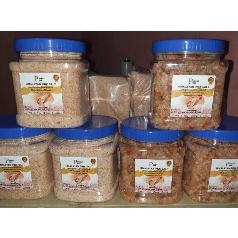 Himalayan Pink Salt (originated from Pakistan, 100% pure and the ...