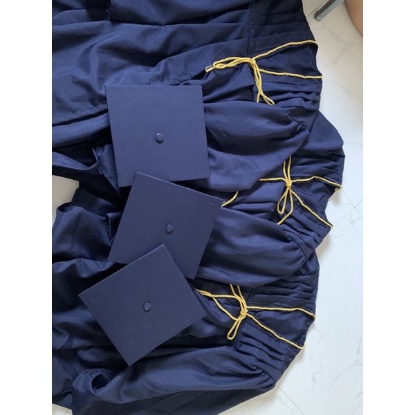 navy blue graduation toga | Shopee Philippines