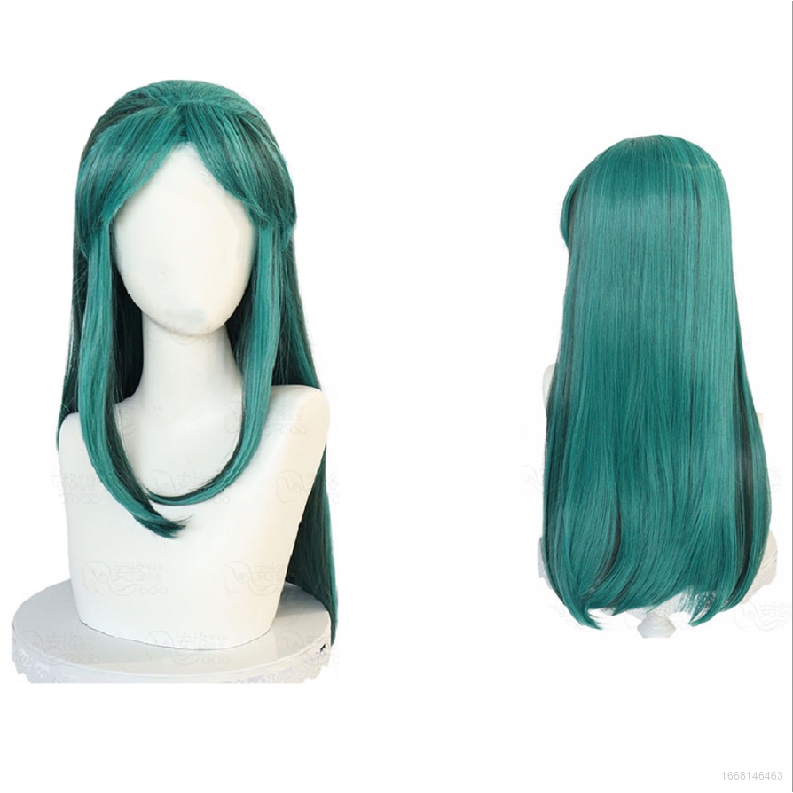 TOP Anime Wig Urusei Yatsura Colorfu Cosplay Lum Invader Long Green ...
