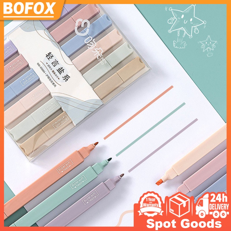 Double Tip Highlighter Boxed Eye Protection Color For Students To Draw ...