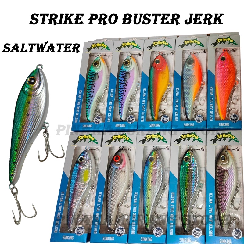 Strikepro Buster Jerk Salt Water 15cm Strike Pro Rapala Strike Pro ...