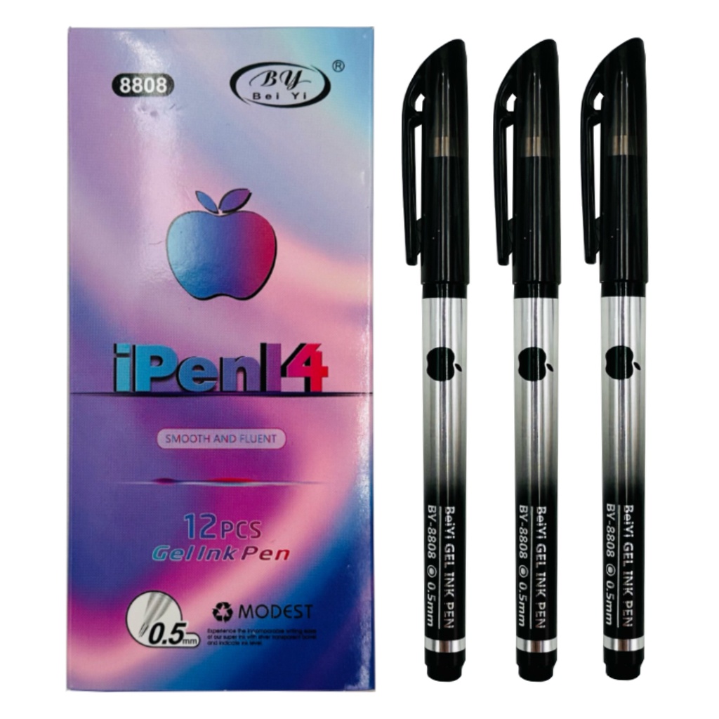 XP-1133 Bei Yi iPen 14 Gelpen (12 pcs) Ballpen Gel Pen 0.5mm Black Ink ...