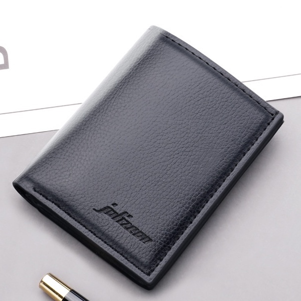 Men's Bi-Fold wallet Vertical Short Small Can Hold Driver's License ...