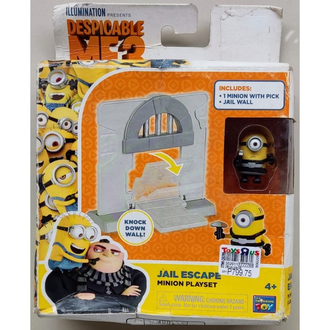 Despicable Me 3 Jail Escape Minion Playset | Shopee Philippines