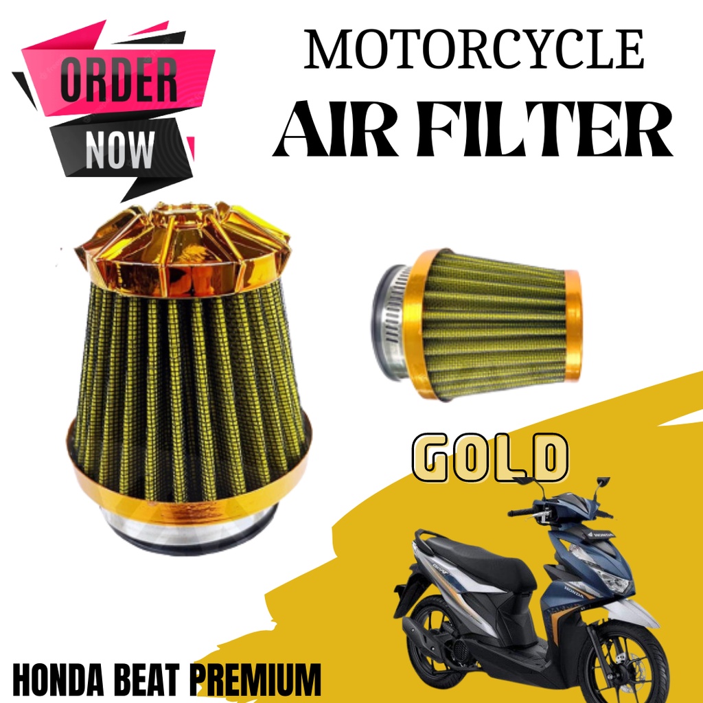 MOTOR AIR FILTER FOR HONDA BEAT PREMIUM | MOTOR AIR CLEANER | MUSHROOMS ...