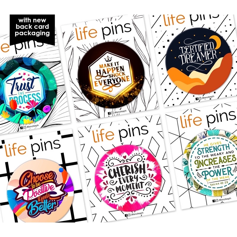 Button pins Inspirational, Motivational, Bible Verses | Shopee Philippines
