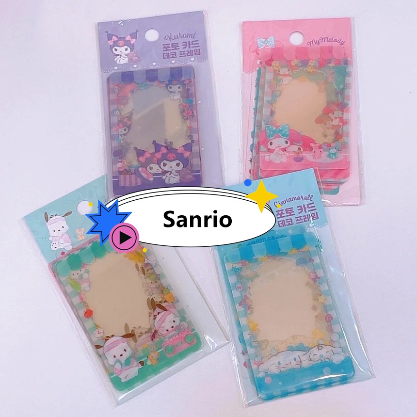 20pcs Set Korean Sanrio transparent card photo frame idol photocard ...