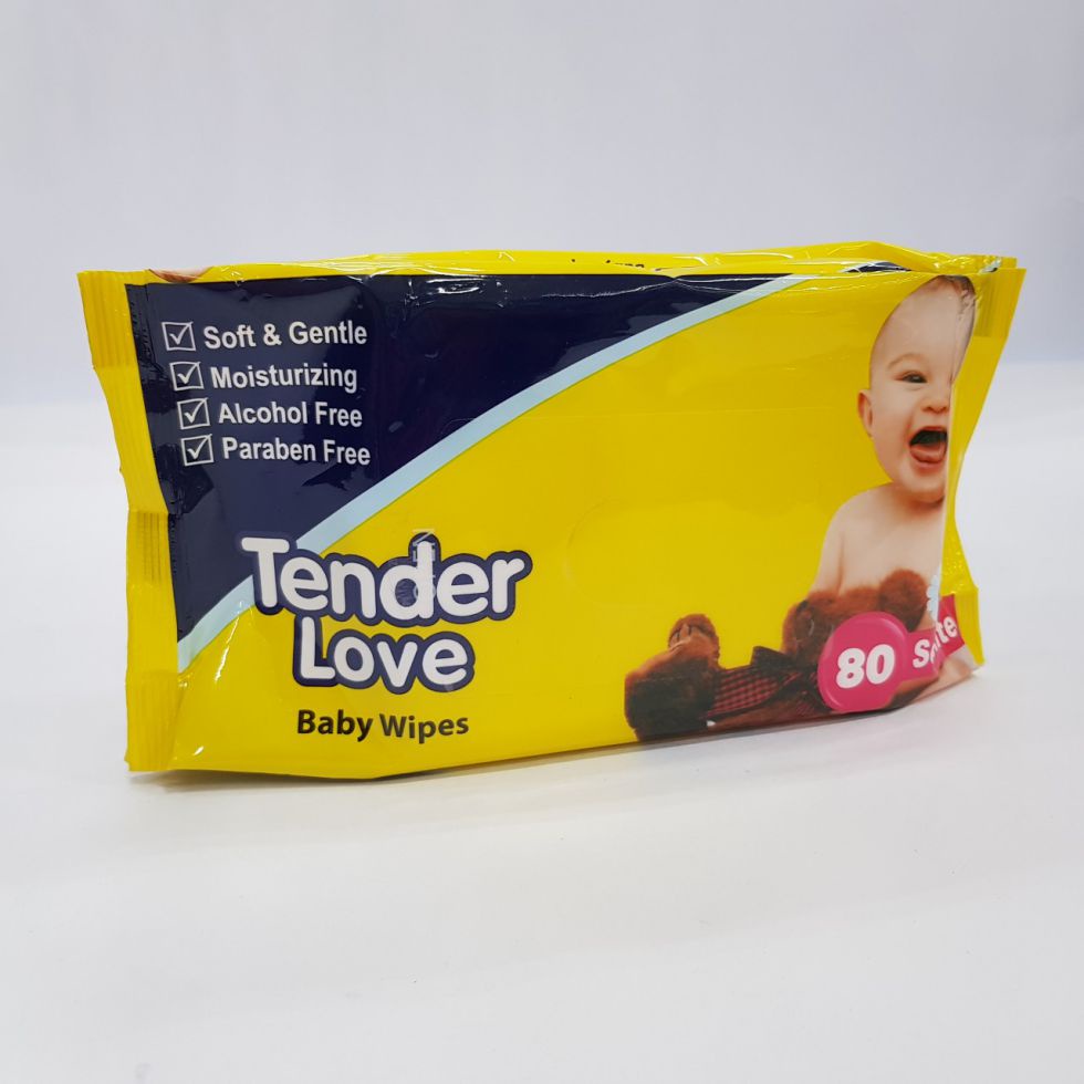 Tender Love Baby Wipes 80sheets Yellow 80 Sheets | Shopee Philippines
