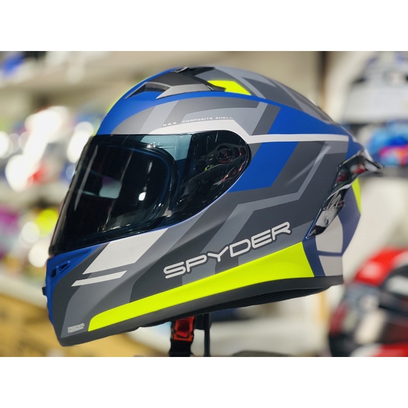 SPYDER PHOENIX 2 S6 Full-face Single Visor Helmet + Free Clear Visor ...