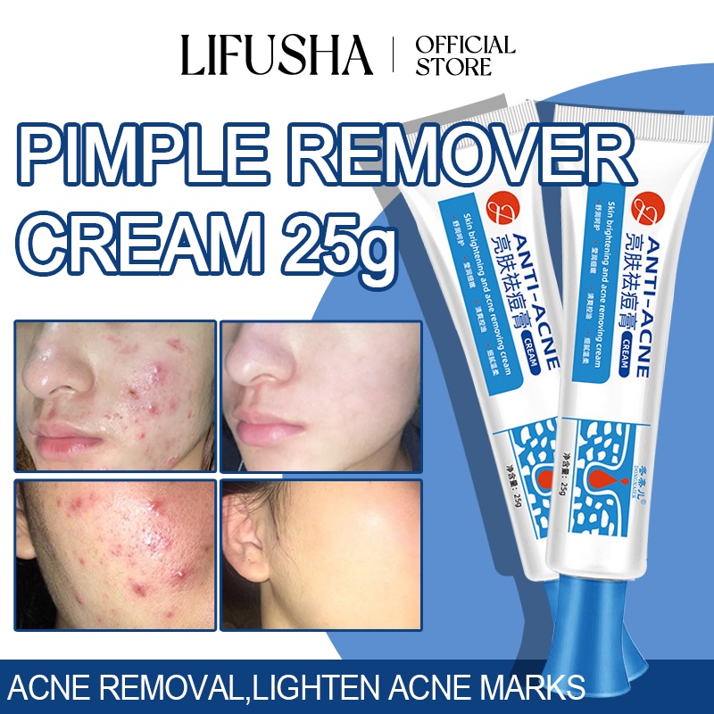 LIFUSHA Pimple Remover Cream Acne Cream Acne Remover Pimple Scar ...