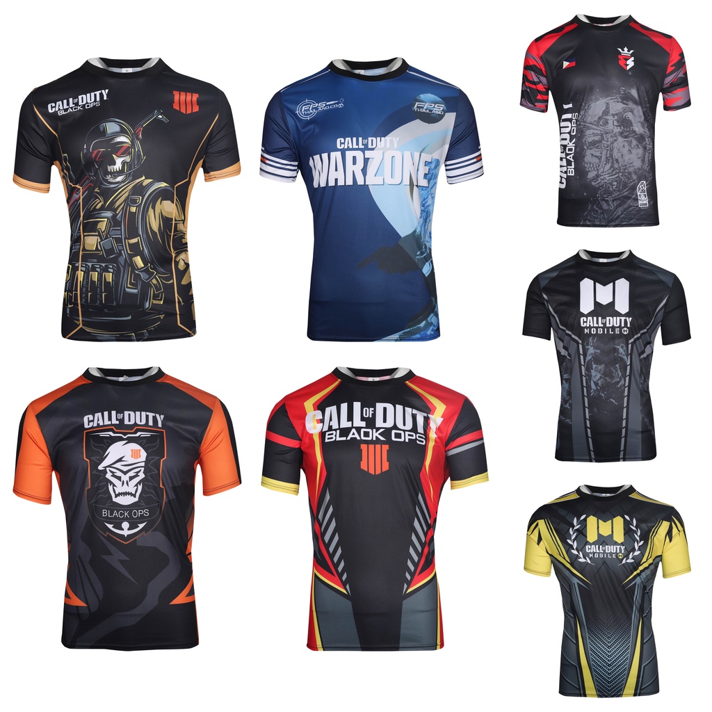 Call Of Duty Jersey T-Shirt Printed Motorcycle Bike Jersey New Design ...