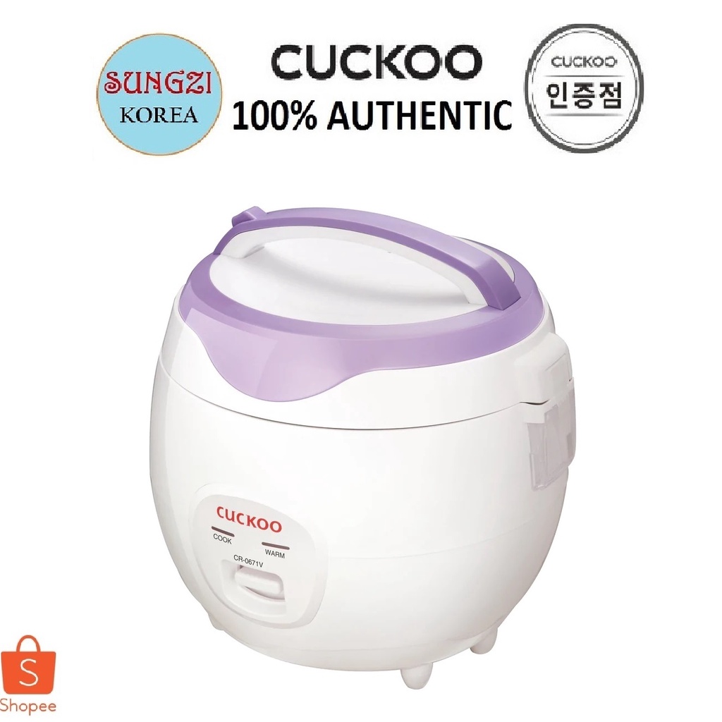 CUCKOO Electric Rice Cooker CR-0671V Warmer (6 Cups) | Shopee Philippines
