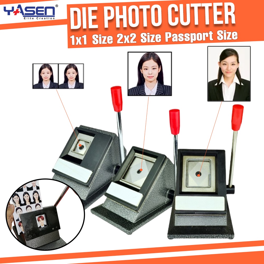Officom Die Photo Cutter | ID Cutter (1x1 / 2x2 / Passport Size ...