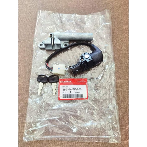 Key set / ignition switch set XRM 110 , Honda Genuine parts made in ...