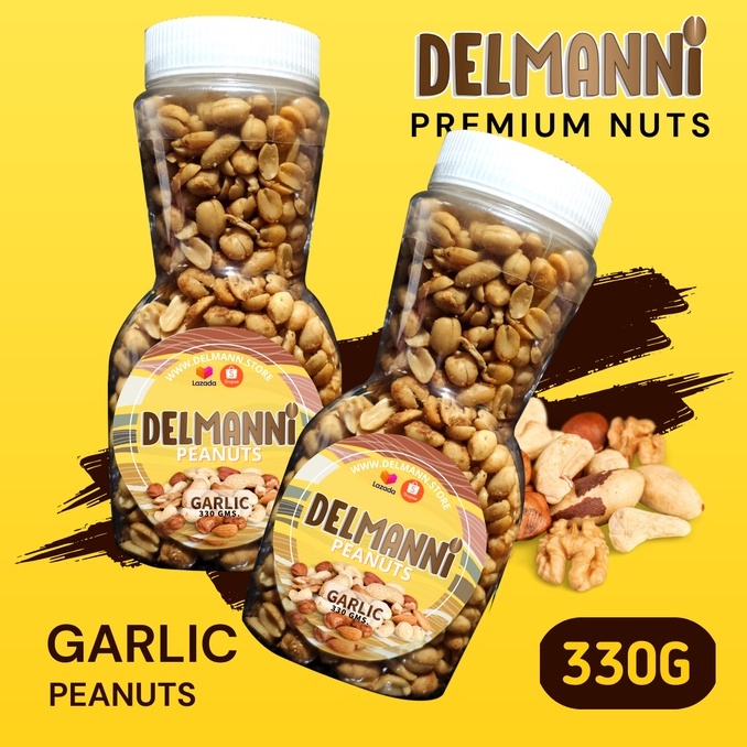 DELMANNi GARLIC | SPICY | SWEET PEANUTS 330G/160G Jar | Shopee Philippines