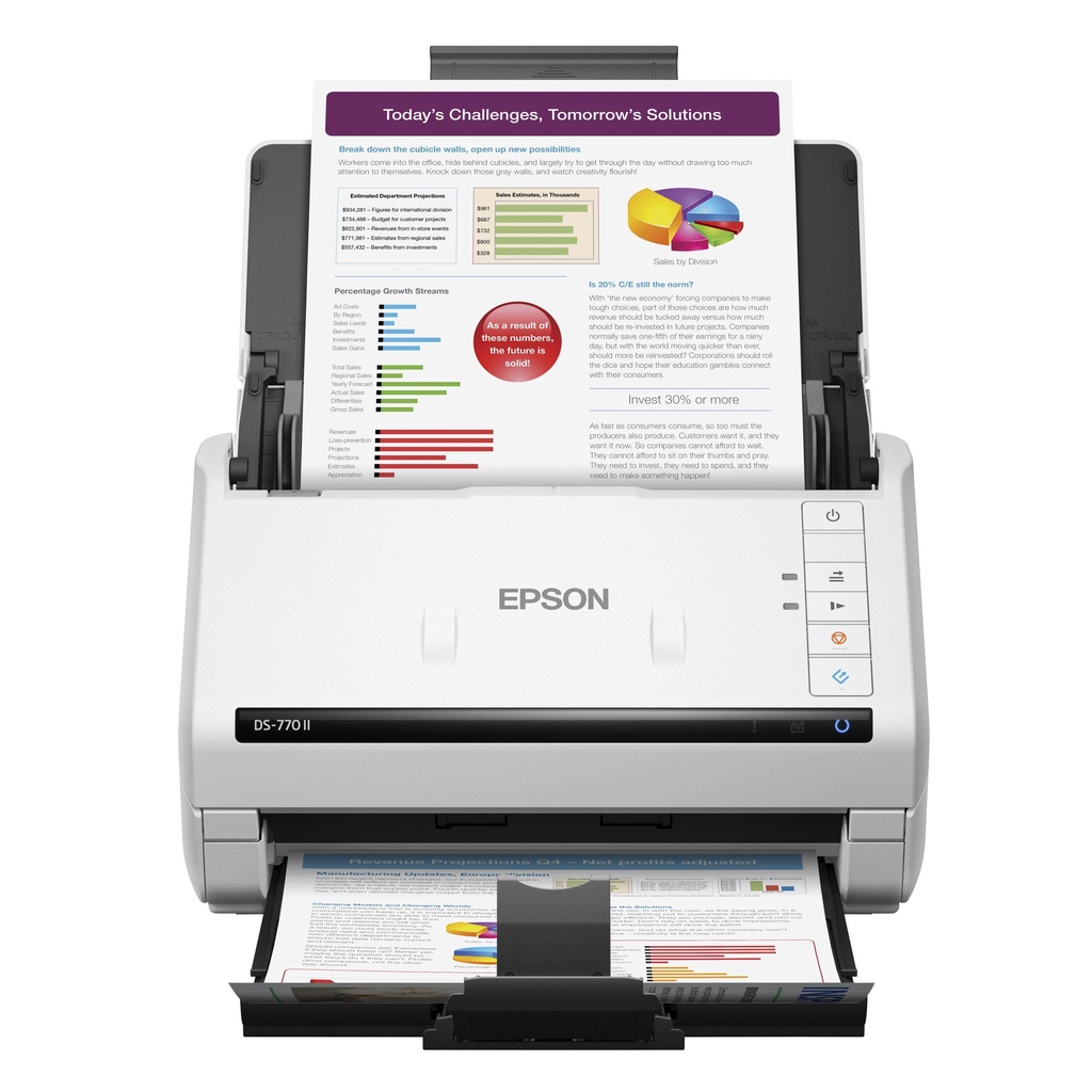 Epson WorkForce DS-770II A4 Duplex Sheet-fed Document Scanner | Shopee ...