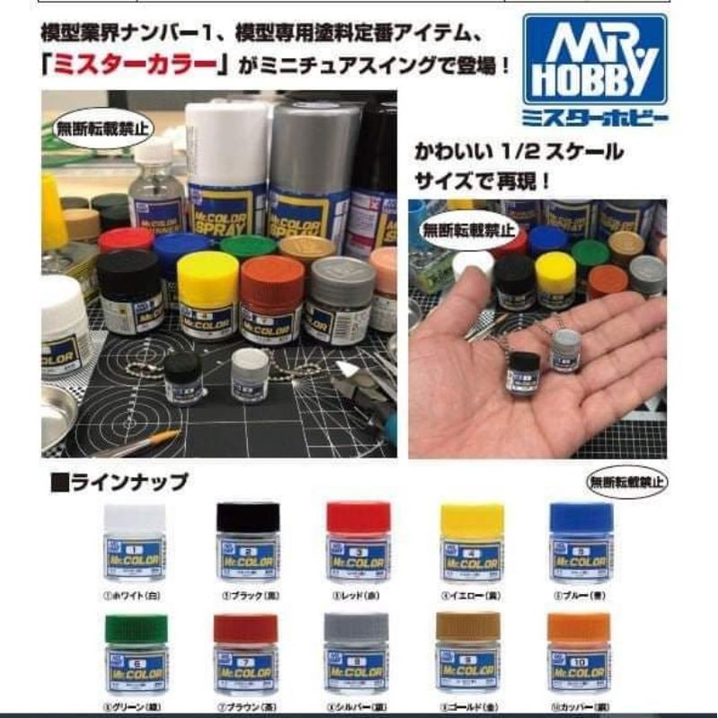 Mr. Hobby Paints 1/2 scale miniature art tools | Shopee Philippines