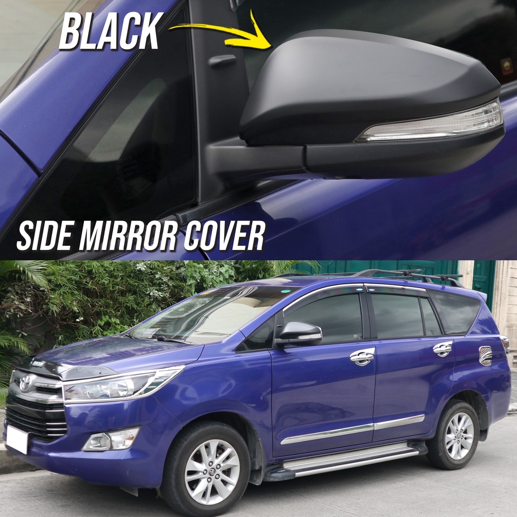 Innova 2016-2023 Side Mirror Cover - MATTE BLACK | Shopee Philippines