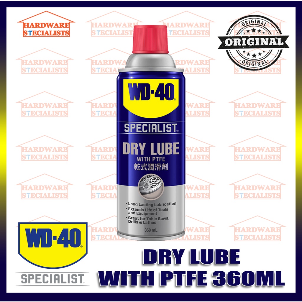 WD-40 Specialist Dry Lube with PTFE 360ML WD-SPL-DL360 Original ...
