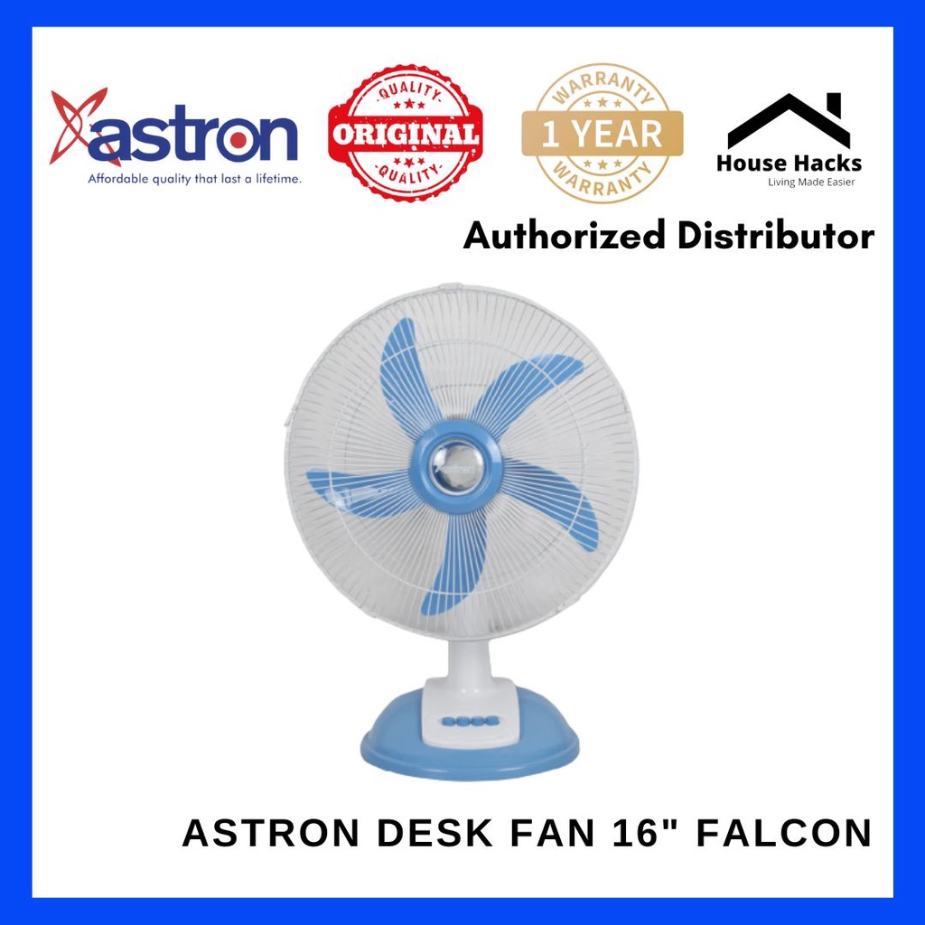 Astron Desk Fan 16" FALCON (House Hacks) | Shopee Philippines