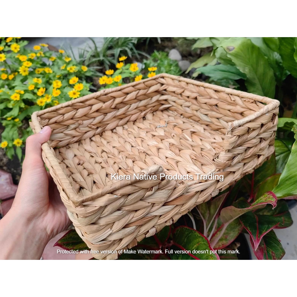 Abaca Seagrass Native Napkin Tissue Holder Organizer | Shopee Philippines