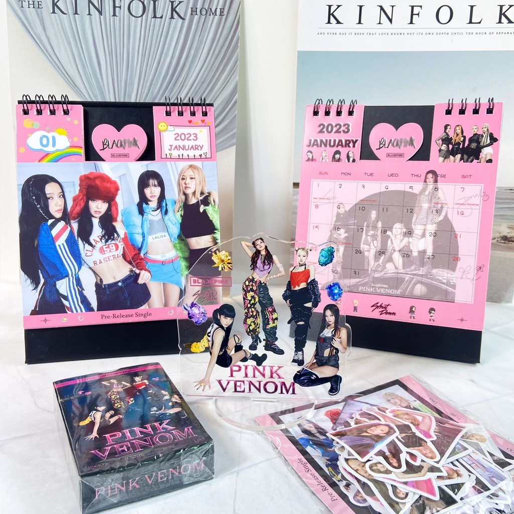 Blackpink Album Pink Venom 2023 Calendar StrayKids MAXIDENT Calendar BT ...
