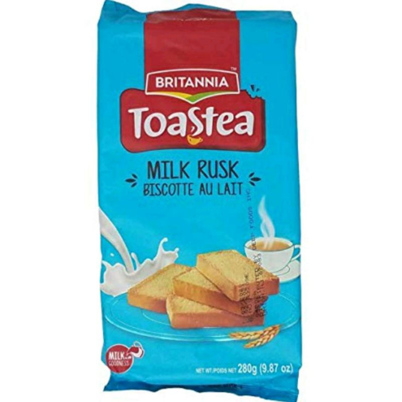 Britannia Toastea Milk Rusk (280gms) | Shopee Philippines
