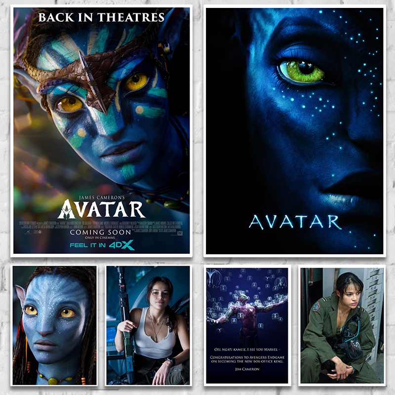 Classic Movie Avatar Retro Posters Painting Vintage Poster Kraft Paper ...