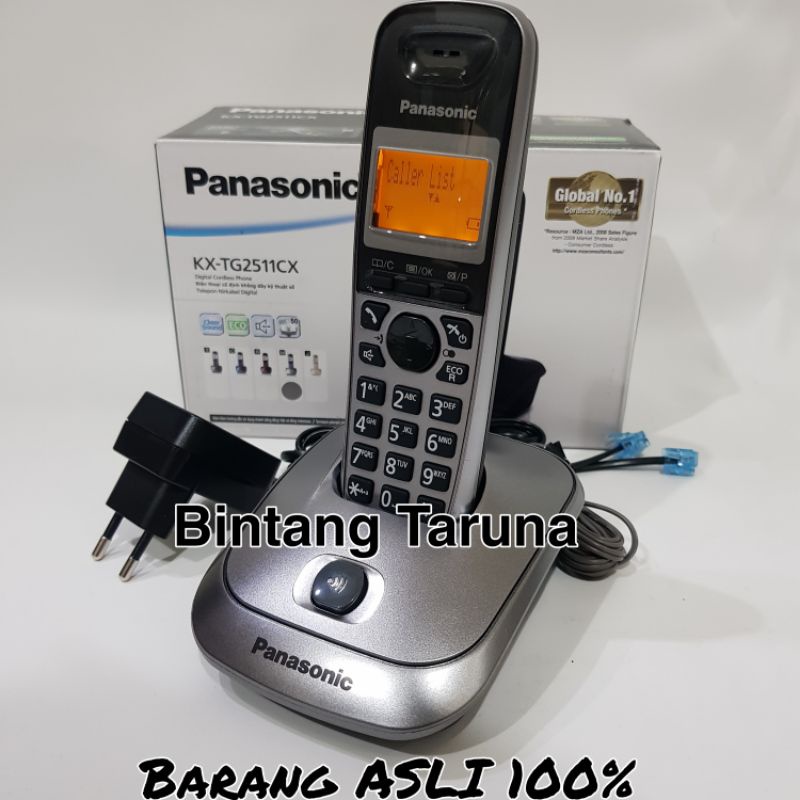 Panasonic KX-TG2511 Wireless Panasonic KX-TG2511 Wireless Phone (Silver ...