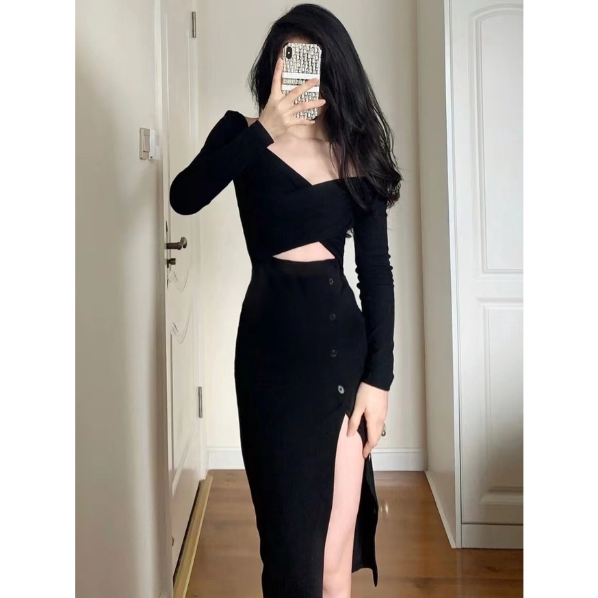 maxi gown formal wrap around dress long dress with slit side top bodycon semi filipiniana modern ...