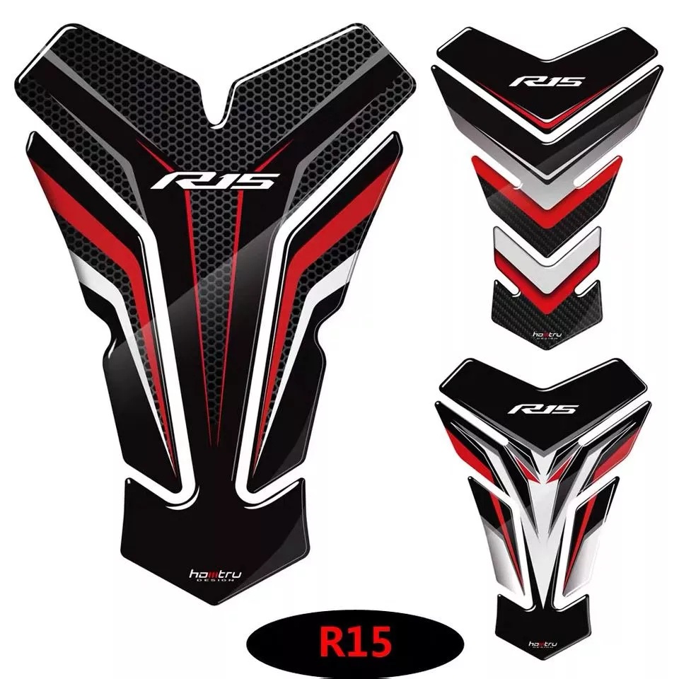 3D Carbon-look Motorcycle Tank Pad Protector Decal Stickers Case for ...