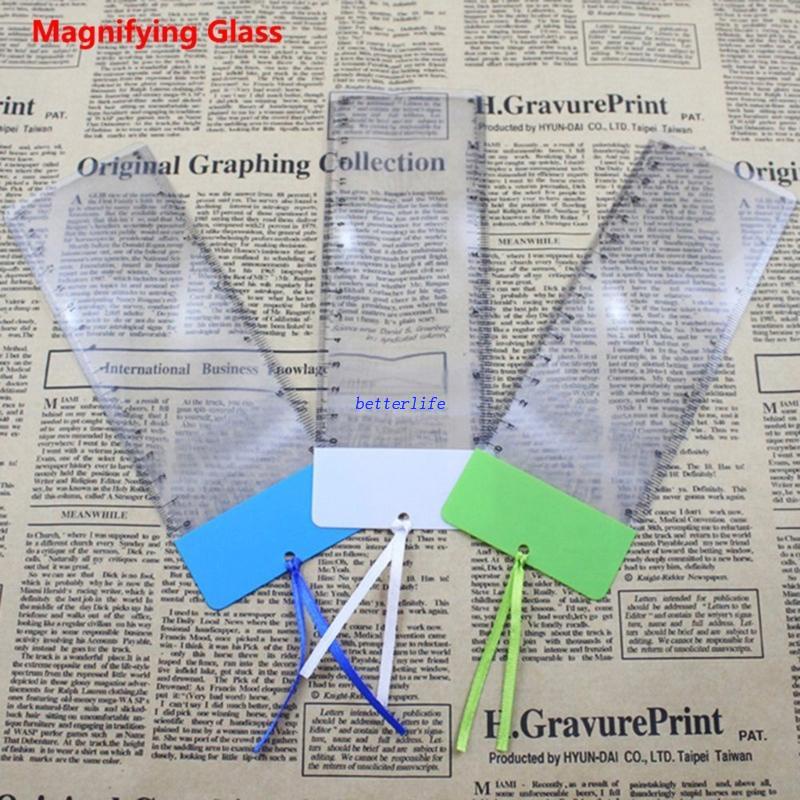 BTF Multifunction Bookmark Ruler Magnifying Glass Measuring Reading ...