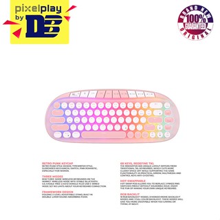 Royal Kludge RK Round Tri-Mode RGB 68 Keys Hot Swappable Mechanical ...