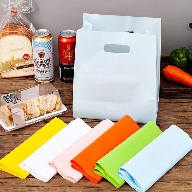 Eco friendly Tote Bag Thick Quality w/ handle Takeout 4 cake, pastry ...