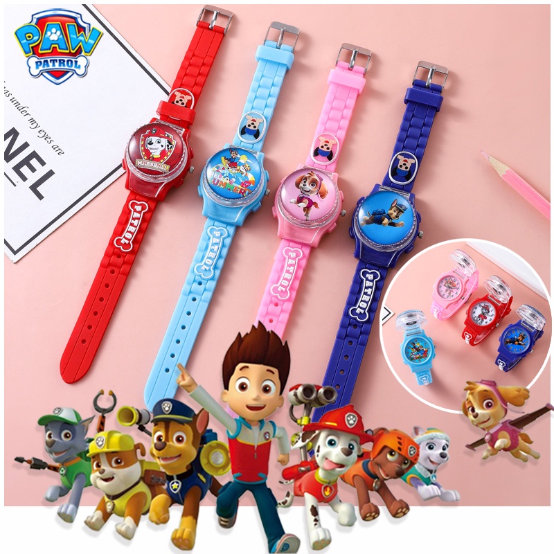 Paw Patrol Watch with Lid Cute Cartoon Hello Kitty Frozen Watch for ...