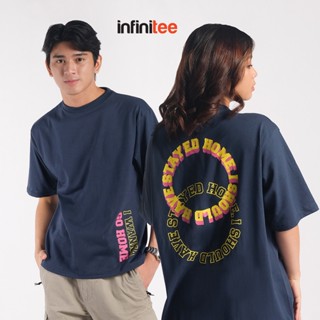 Infinitee Typographic Statement Oversized T Shirt For Men Women Plus ...