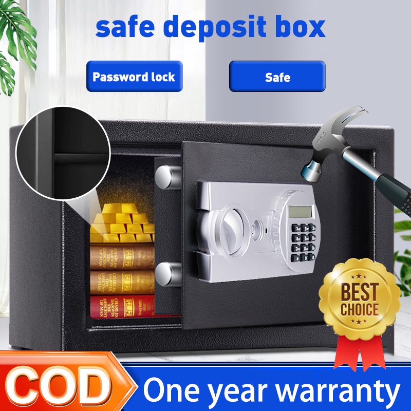Electronic Password Safe Security Safe Deposit Box Digital Lock Safe ...