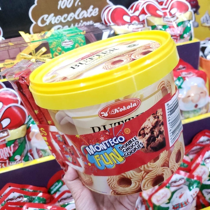 WITH FREE! Kokola Kukis Milky Vanilla / Butter Cookies Bucket 400g ...