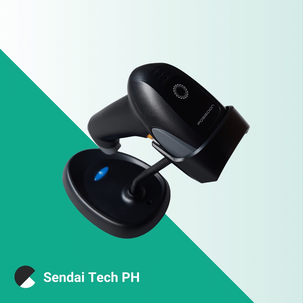 Barcode Scanner Plug & Play | 2D Barcode Scanner with Stand | Poseidon ...