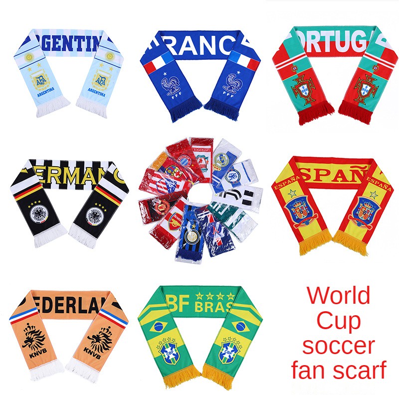 World cup soccer fan scarf The FIFA World Cup Qatar 2022 Brazil ...