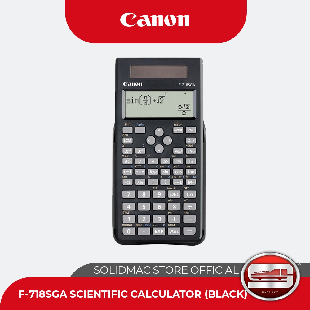 Canon F-718SGA Scientific Calculator (Black) | Shopee Philippines