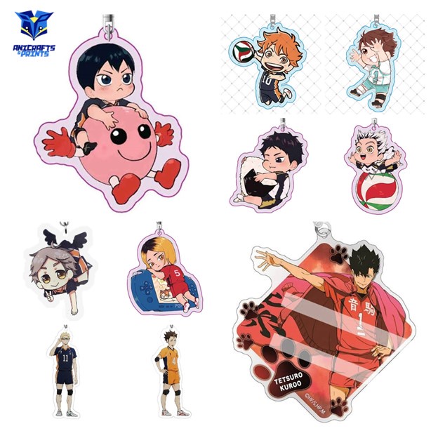 HAIKYUU! Keychain Acrylic Key Ring Anime Manga Collectibles | Shopee ...