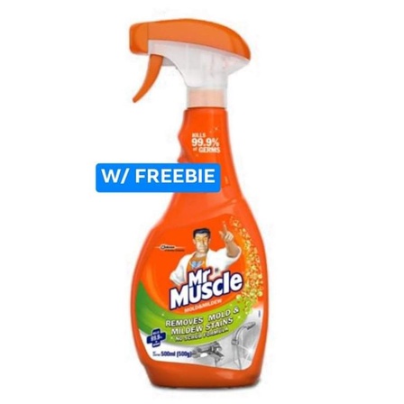 Mr. Muscle Mold and Mildew Spray NO SCRUB FORMULA 500g | Shopee Philippines