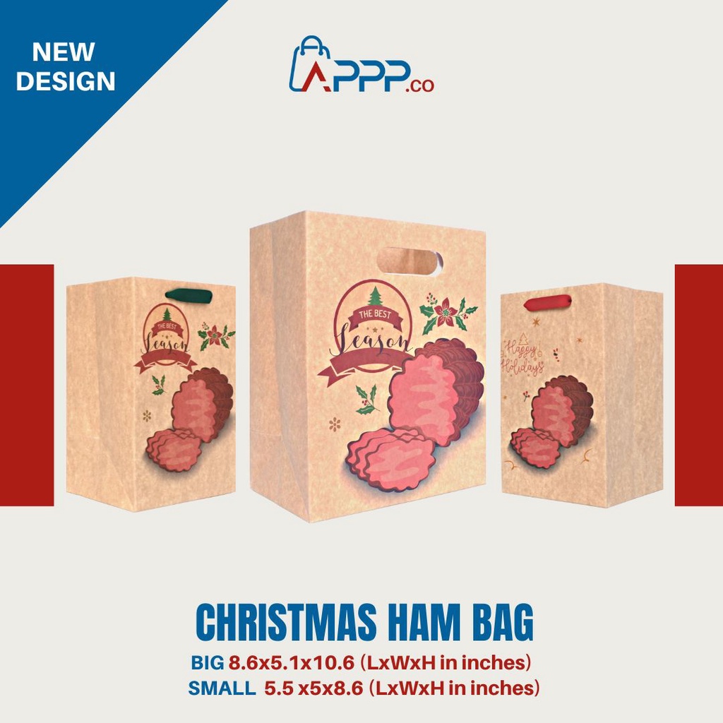 APPP.Co Christmas Ham Bag (New Design) | Shopee Philippines